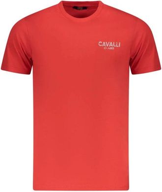 Cavalli Kurzarm T-Shirt f&uuml;r M&auml;nner - - Tops - Herren - Rot - XL