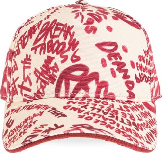 Dsquared2 Femme, Accessoires, Rouge, Taille: ONE Size Casquette de baseball