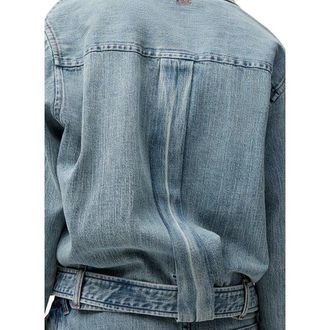 Loewe Chemise drap&eacute;e en denim