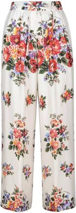 Dolce & Gabbana Damen Seidenhose