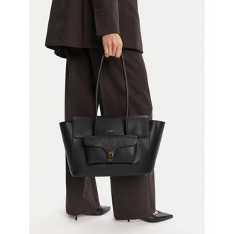 Coccinelle Handtasche Coccinelle T8A Coccinelle Double Beat E1 T8A 11 02 01 Schwarz