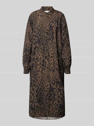 Kaffe Hemdblusenkleid mit gelegten Falten Modell jemma