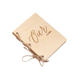 Soimiss 1 Paar Rustikale Hochzeitsgel&uuml;bde Notizb&uuml;cher mit Robustem Holzeinband Gel&uuml;bdehandbuch f&uuml;r Braut und Br&auml;utigam Nachhaltiges Andenken f&uuml;r Hochzeit Zere