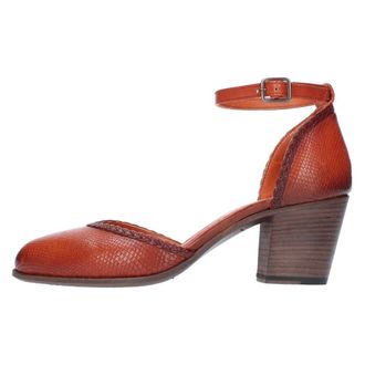 Pantanetti Femme, Chaussures, Brun, Taille: 39 EU Escarpins en cuir imprim&eacute; Tejus