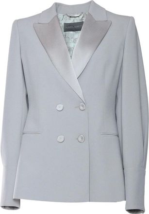 Alberta Ferretti Femme, Vestes, Gris, Taille: 40 FR Giacca