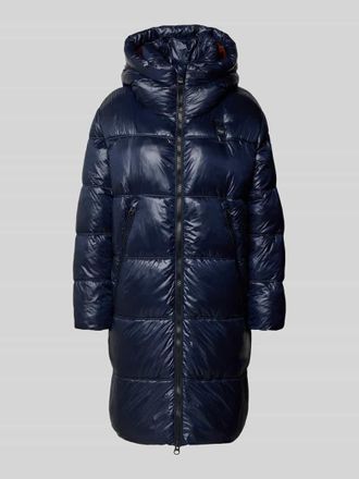 Blauer Steppmantel mit Zweiwege-Rei&szlig;verschluss Modell ARMORY