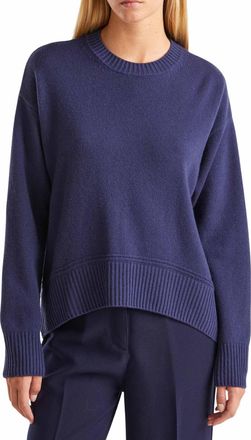 Benetton Damen Maglia G/C M/L 1244d10bc Pullover, blau, XS