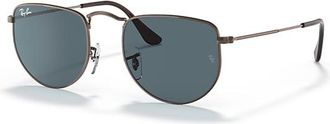 Ray-Ban Elon Sonnenbrillen Antikkupfer Fassung Blau Glas 50-20