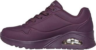 Skechers Uno Stand on Air Baskets pour Femme, Burgundy Duraleather/Mesh, 36 EU