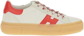 Hogan Low-Top Sneaker - Crosswind Sneakers - Gr. 36,5 (EU) - in Beige - f&uuml;r Damen