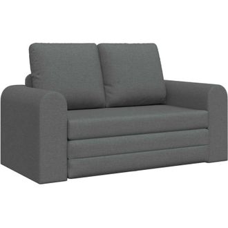 vidaXL Klappsofa Bett Dunkelgrau 148 x 71 x 83 cm Stoff vidaXL