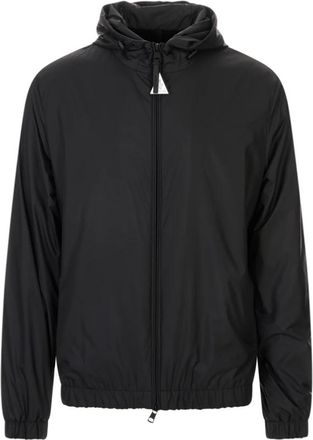 Moncler Homme, Vestes, Noir, Taille: L Domene Hooded Windbreaker