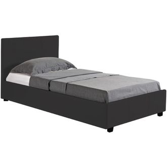 Habitat et Jardin Einzelbett mit Bettkasten Carla - 90 x 190 cm - Schwarz