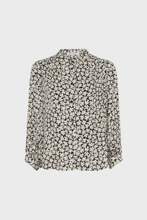 Gerard Darel Chemise fluide imprim&eacute; bicolore - CEONIE - Noir