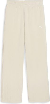 Puma Damen Essentials Elevated Straight Leg Hose XS, Alpine Snow White