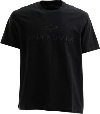 Paul & Shark Homme, Tops, Noir, Taille: L T-shirt Paul & Shark