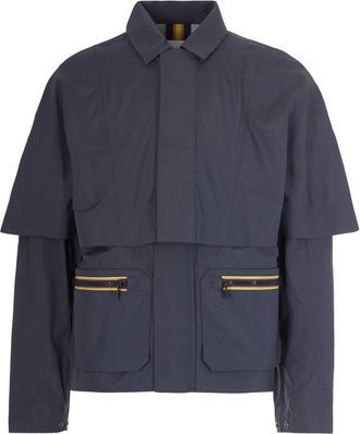 K-Way Herren, Jacken, Blau, LGr&ouml;&szlig;e