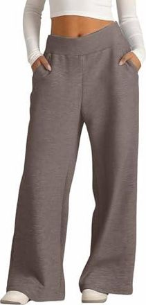 Generic Pantalons Sport pour Femme Large D&eacute;t&eacute; Pant Longue Respirant Comfy Confortable Streetwear Classique Tendance Tenue Fluide Casual Taille Haute 2026 Pant