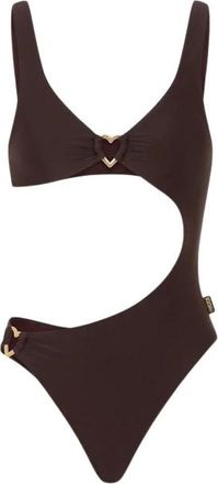 Moschino Einteiliger Lycra-Badeanzug - - Swimwear - Damen - Braun - L