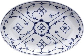 Eschenbach Porzellan Group Porzellan Group Tallin Indischblau Platte oval 32 cm, Porzellan, Indigoblau, 1 x 1 x 1 cm