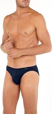 HOM Herren Slip blau Mikrofaser