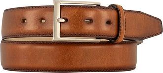 Lindenmann Herren Gürtel braun Glattleder