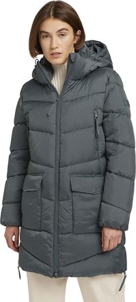 Tom Tailor TOM TAILER Denim Damen Gestepper Mantel, Blau, S