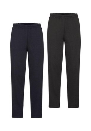 Fruit Of The Loom Sweathose (Packung, 2-tlg) Jogger mit offenem Beinabschluss