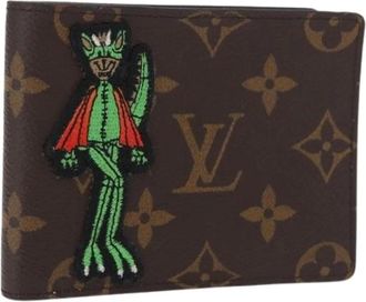 Louis Vuitton Portefeuille Slender Wallet Pre-owned - Femme - Pre-owned - Brun - Taille: ONE Size