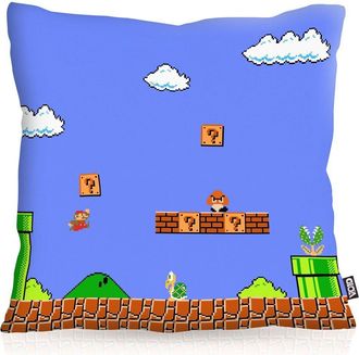 Void Watches 8-Bit Level Power Kissenbezug Kissenhülle Outdoor Indoor super Videospiel Konsole SNES n64, Kissen Größe:40 x 40 cm