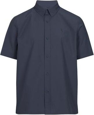 Aigle Chemise unie &agrave; manches courtes en coton