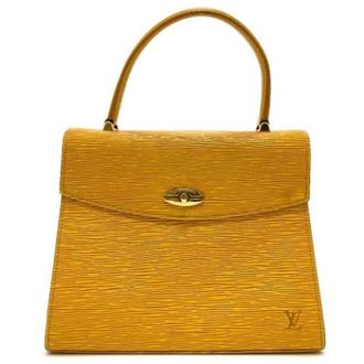 Louis Vuitton Pre-owned Cuir sacs-louis-vuitton - Femme - Pre-owned - Jaune - Taille: ONE Size
