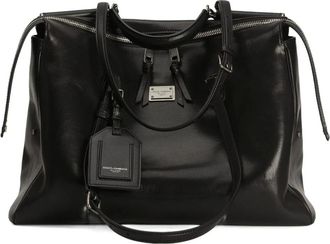 Dolce & Gabbana Femme, Sacs, Noir, Taille: ONE Size Sac Vittoria en cuir de veau