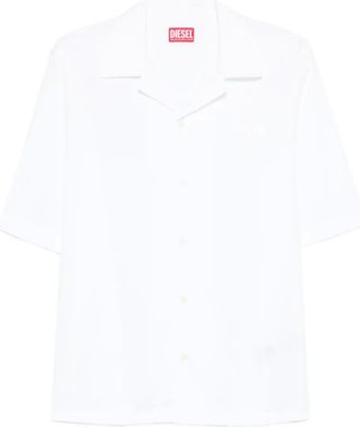 Diesel chemise &agrave; manches courtes S- Mac - Blanc