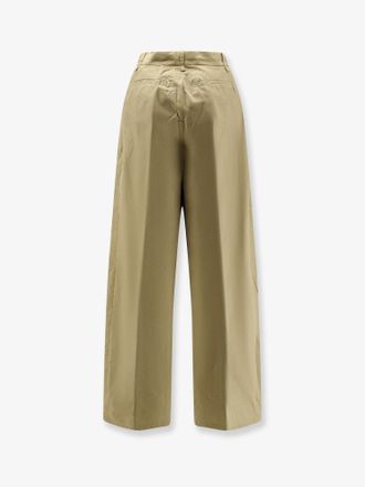 Nude Womens Trousers Cotton Green