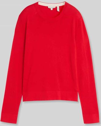 Tom Tailor Regular Fit Pullover aus Baumwoll-Mix mit Seiden-Anteil