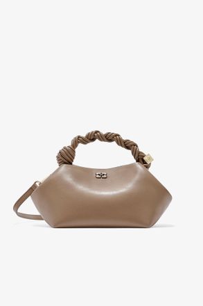 Ganni Small Bou Bag in Marron Coca Mocha - Pour Femme