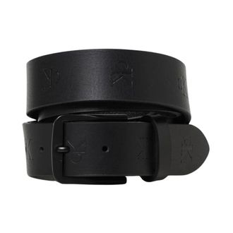 Calvin Klein Homme, Accessoires, Noir, Taille: ONE Size Ceinture en Cuir Noir Classique