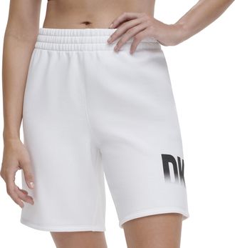 DKNY Womens FADE Away Logo 8 REL,WHT - White,XXS