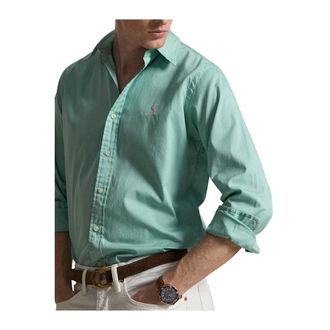 Polo Ralph Lauren Homme, Chemises, Vert, Taille: M Casual Chemises