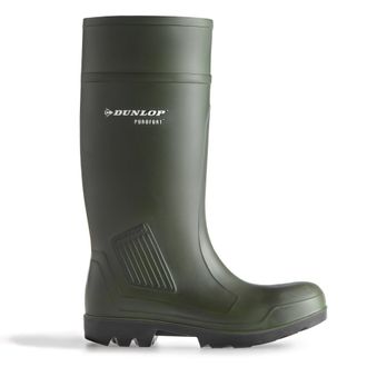 Dunlop Dunlop Gummistiefel S5 CI SRA Purofort Professional Dunkelgr&uuml;n - Schuhe EN ISO 20345 mit Durchtrittschutz S5 - Arbeitsstiefel Wasserdicht S5 - Gr. 46