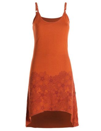 vishes Sommerkleid Damen Sommer-Kleid High-Low Kleid Spagettitr&auml;ger-Kleid Shirt-Kleid Goa, Boho, Hipiie Style