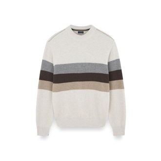 Paul & Shark Innovativer Woll-Crewneck-Pullover - - Knitwear - Herren - Beige - 2XL