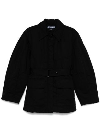 Jacquemus veste Le Blouson Bari - Noir
