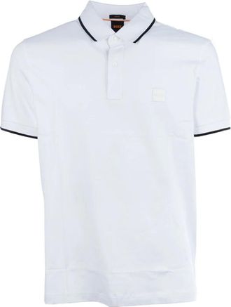 HUGO BOSS Homme, Tops, Blanc, Taille: S Passertip Polo