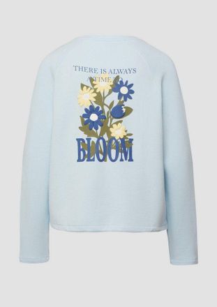 s.Oliver Sweatshirt Sweatshirt Sweatshirt im Relaxed Fit mit R&uuml;ckenprint