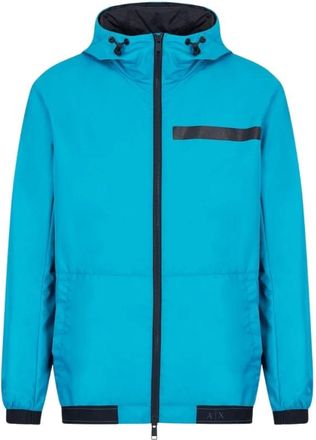 A|X Armani Exchange Homme, Vestes, Bleu, Taille: S Giubbotto Blouson