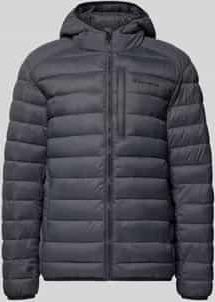 Champion Steppjacke mit Kapuze und Logo