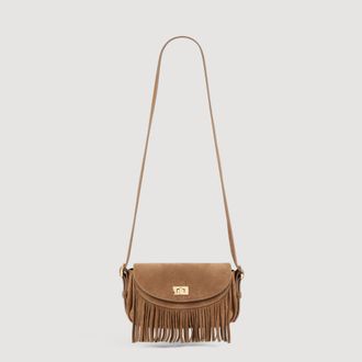 Sandro Wildleder-Tasche Mini Mambo
