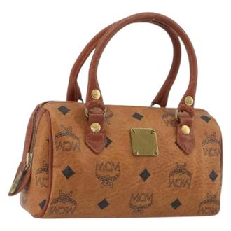MCM Sac Boston Pre-owned - Femme - Pre-owned - Brun - Taille: ONE Size